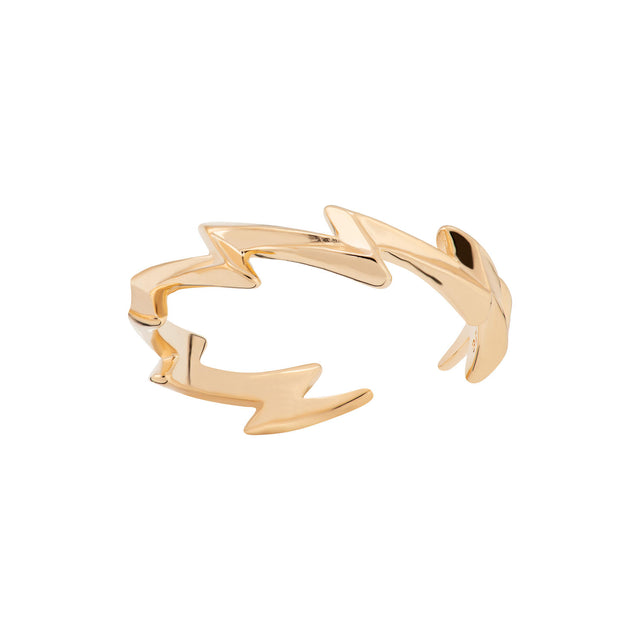 Gold Lightning Bolt Stacking Ring – Scream Pretty Australia