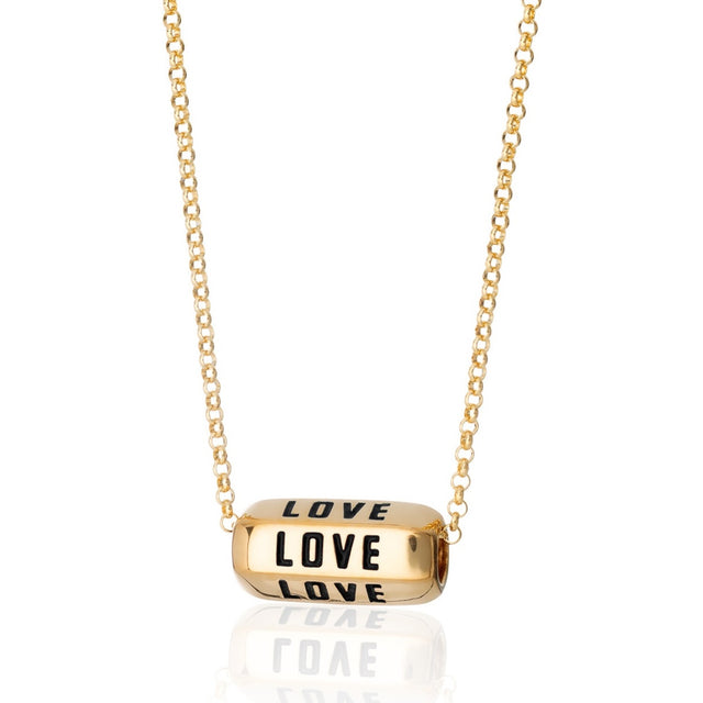 Love is All Around Necklace (Black) | Gold and Silver – Scream Pretty ...
