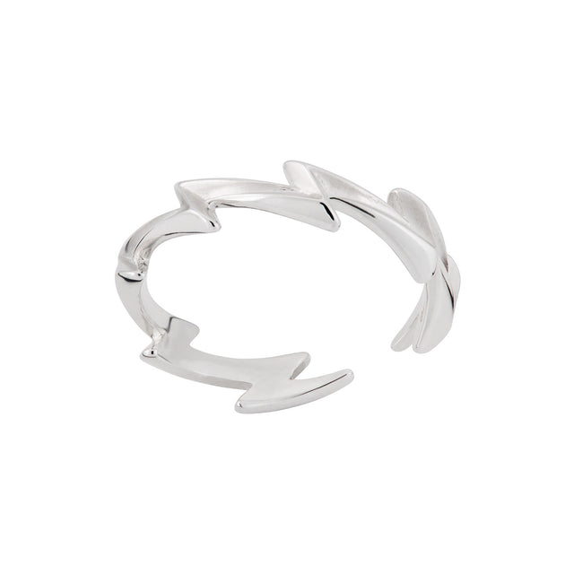 Silver Lightning Bolt Stacking Ring – Scream Pretty Australia